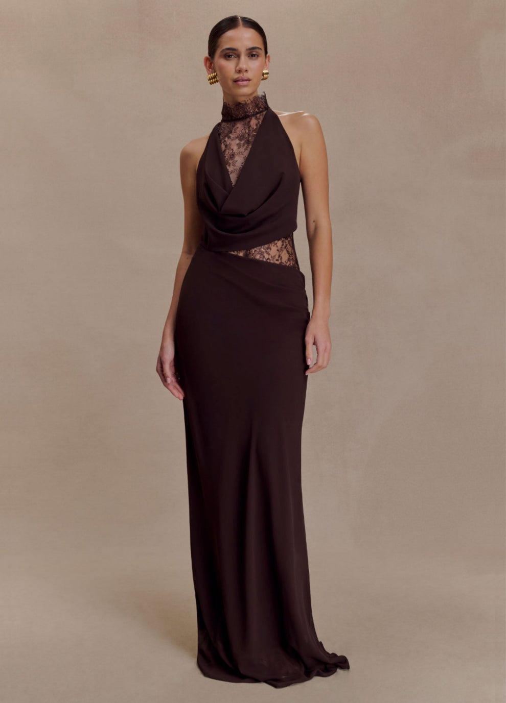 Elowen Maxi Dress - Mocha – ALTHEA ELISE